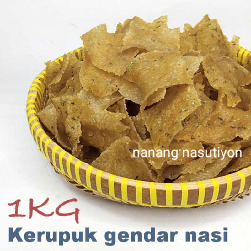 Crispy Savory RAW RICE LEGENDAR RAW RICE OPAK GENDAR CRACKERS READY TO ...