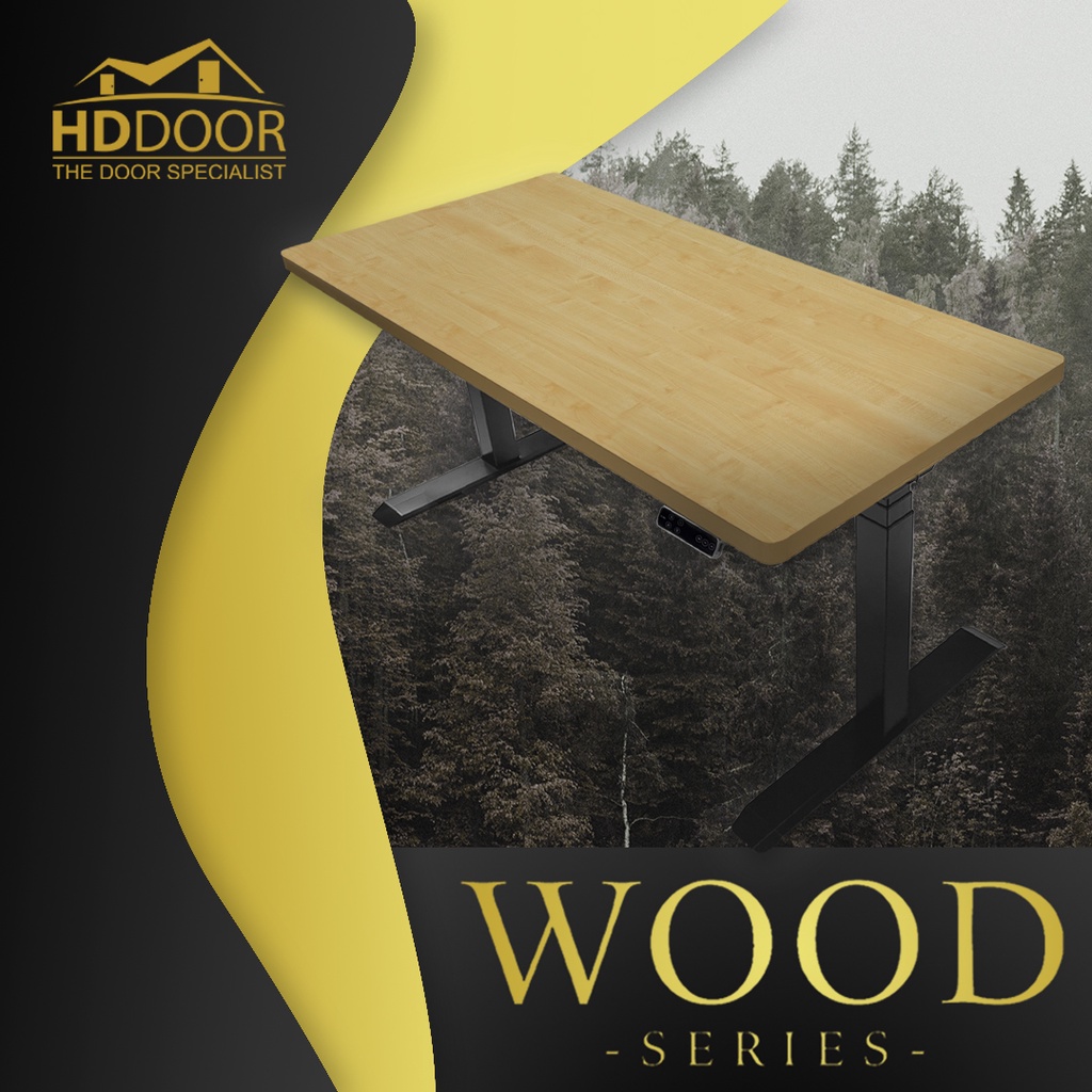 One Desk Wood Series | Study Table & Computer Table Height Adjustable ...