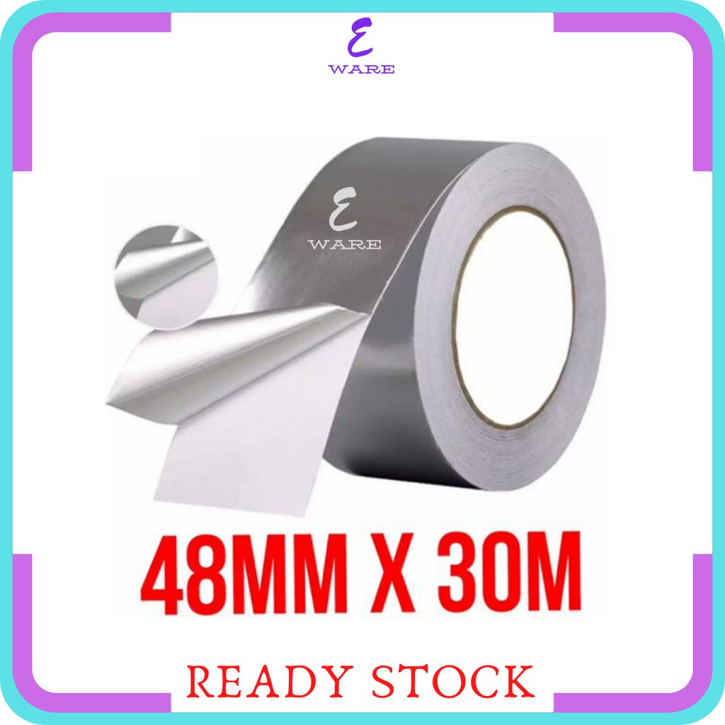 E WARE ALUMINIUM FOIL TAPE (48MM X 30M ) | Shopee Singapore