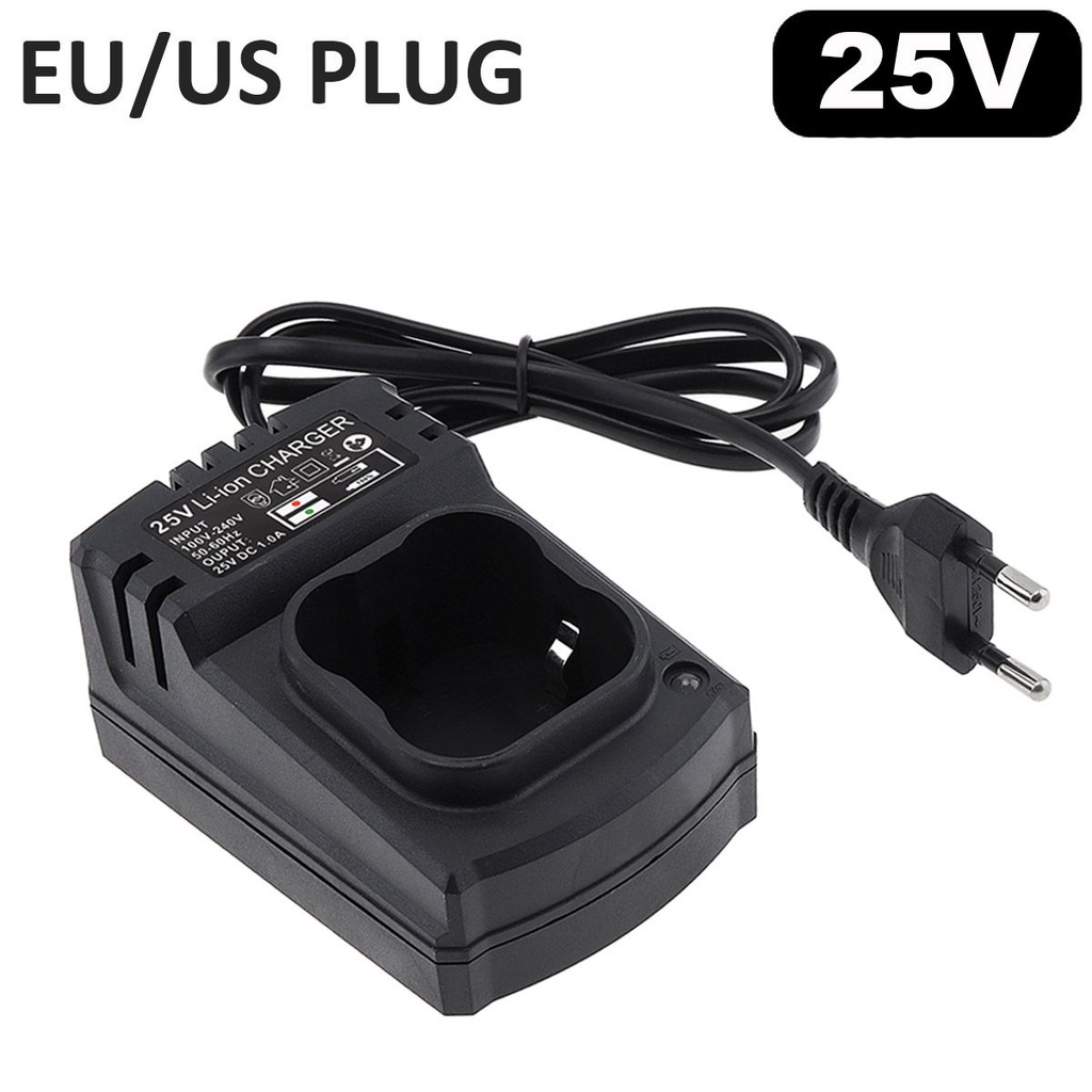 25V Lithium Battery Charger Portable Electric Drill Screwdriver Lithium ...