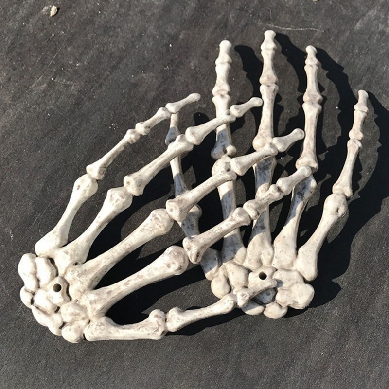 1PC/1Pair Halloween Fake Skeleton Hands Bone Scary Human Hand Zombie ...