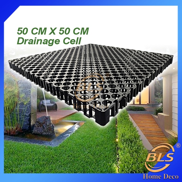 BLS 50CM X 50CM DRAINAGE CELL SYSTEM FOR REAL OR ARTIFICIAL GRASS ...