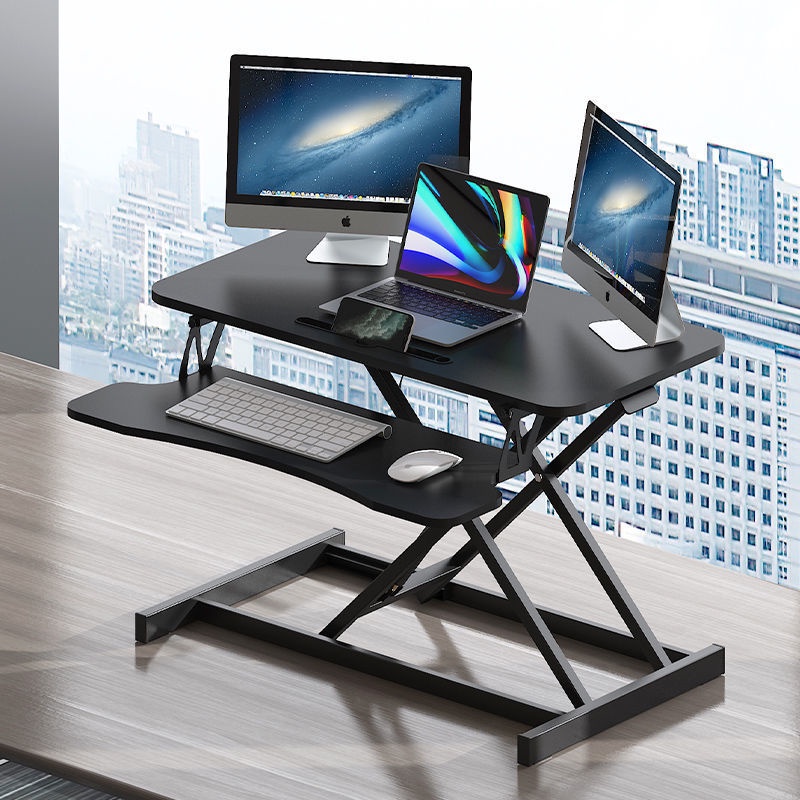 Foldable Table Study Table Ergonomic Standing Height Adjustable Table ...