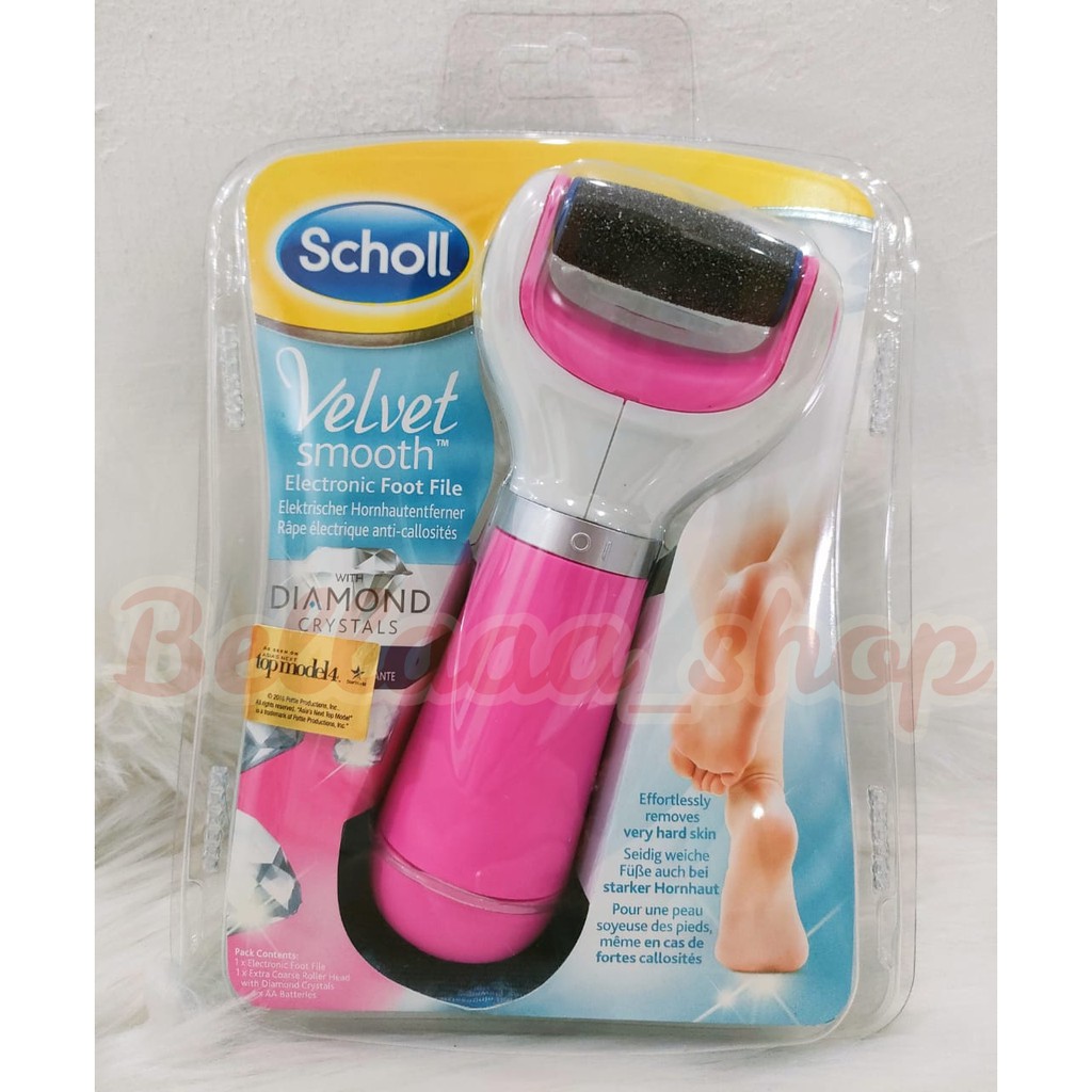 Scholl Velvet Smooth Express Pedi Foot with Diamond Crystal | Shopee ...