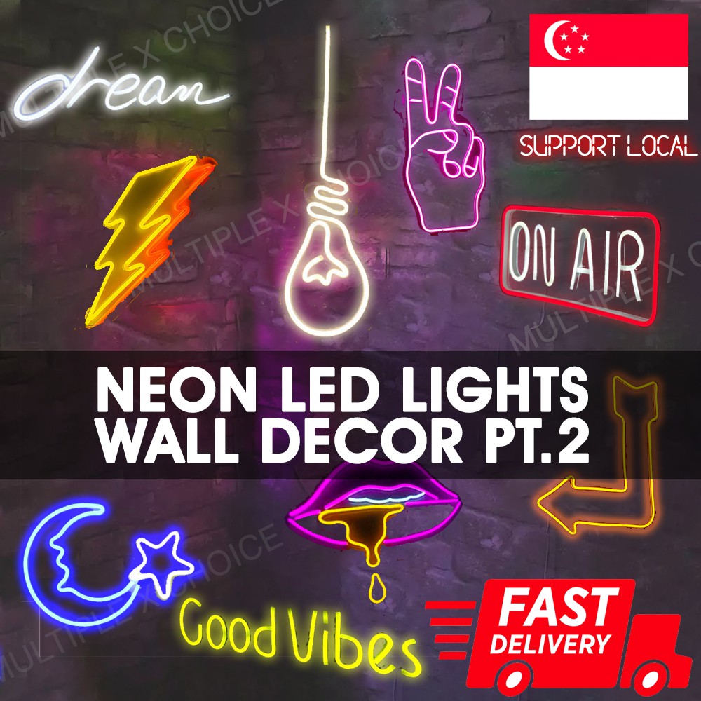 Hari Raya Neon New Year LED Wall Decorative Lights (Various Designs ...