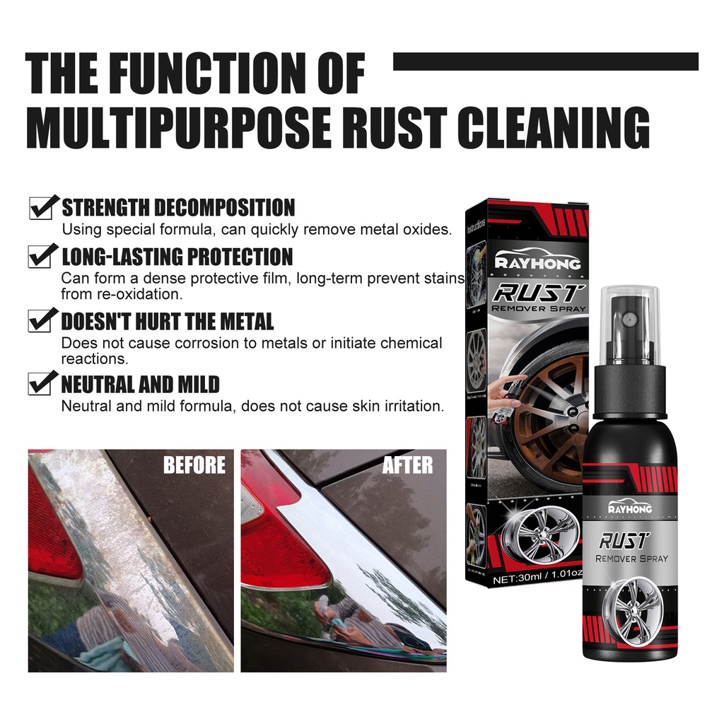 Rust Remover Spray Car Rust Remover Wheel Cleaner, Auto-Rost-Entferner ...