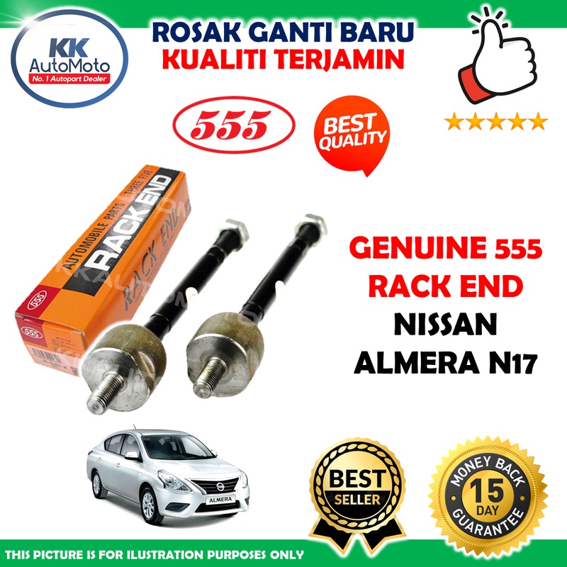 1 Pasang x 555 Sankei Japan - Nissan Almera N17 Rack End Set ( SR-N330 ...