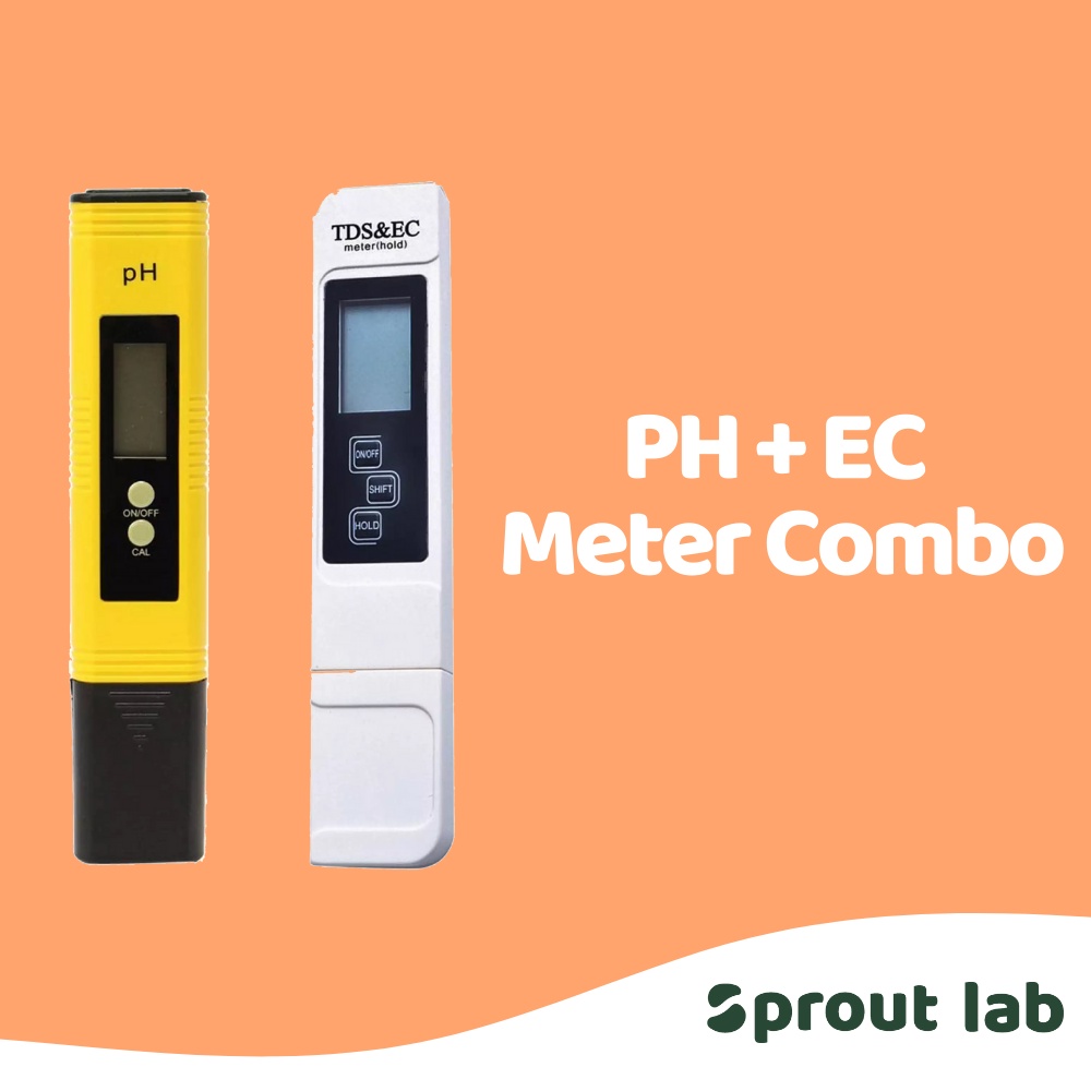 Sprout lab | EC/TDS and PH Meter (2 devices) | Hydroponics Device Set ...