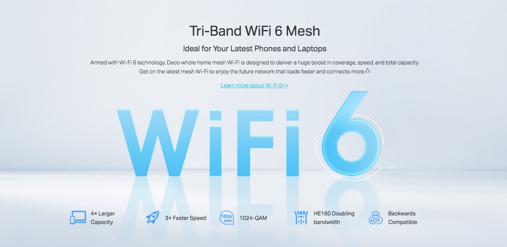 TP-LINK Deco X75 (1-PACK /2-PACK / 3-PACK) AX5400 Tri Band GigabitMU ...