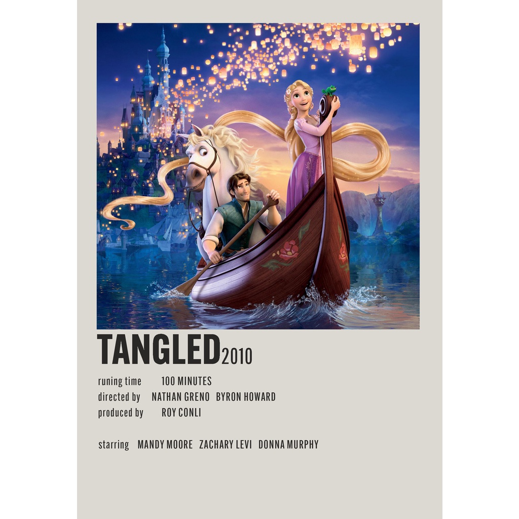 Poster TANGLED Movies for home/bedroom/office PRESENT/GOOD FOR FAMILY ...