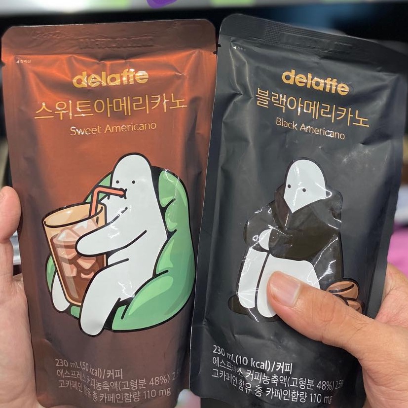- Korea Delaffe Coffee / Black Americano Coffee / Sweet Americano ...
