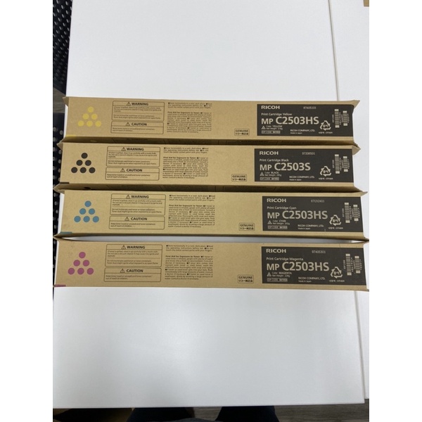 Ricoh Original MP C2503/2003 Toner Catridge (4col/set) | Shopee Singapore