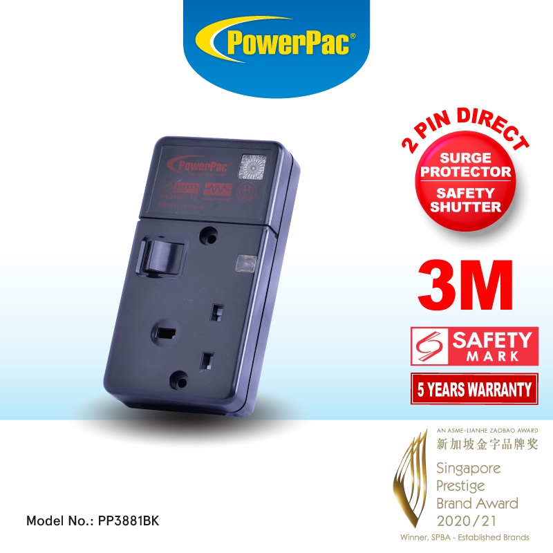 PowerPac Extension Socket Extension Cord, Power Cord, Power Extension ...