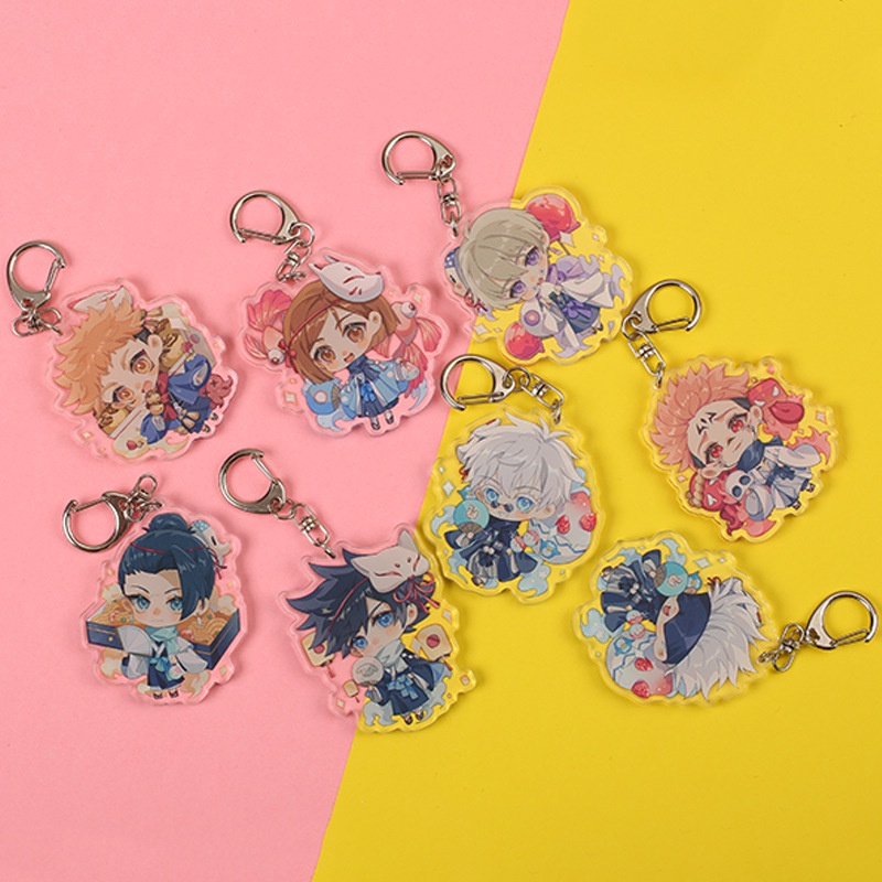 New Jujutsu Kaisen Transparent Double-sided Acrylic Keychain Gojo ...