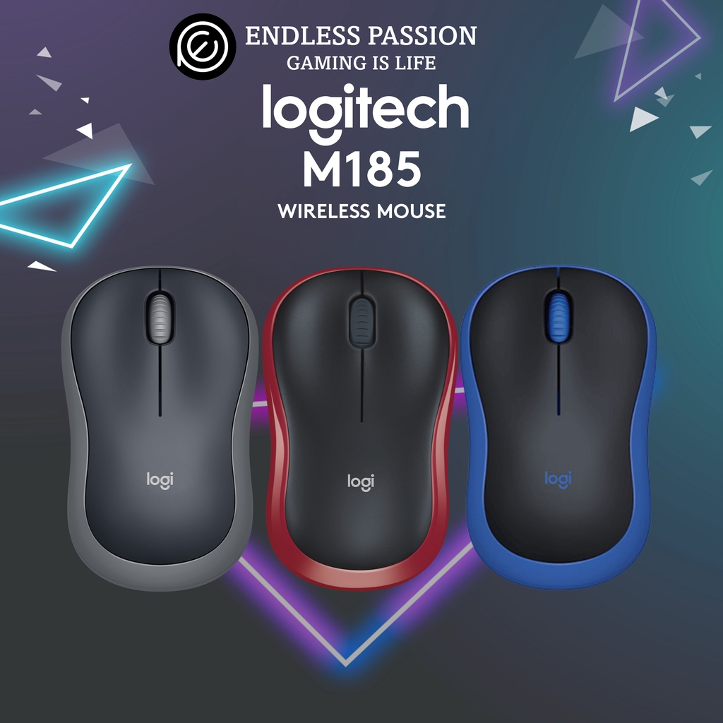 Logitech M185 Wireless Mouse | Shopee Singapore