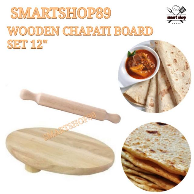 WOODEN CHAPATI BOARD / WOODEN CAPATI BOARD / WOODEN ROLLING PIN WOODEN ...