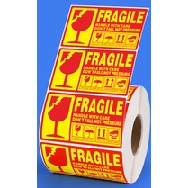 Fragile Sticker Roll Fragile Label 90mm x 50mm | Shopee Singapore