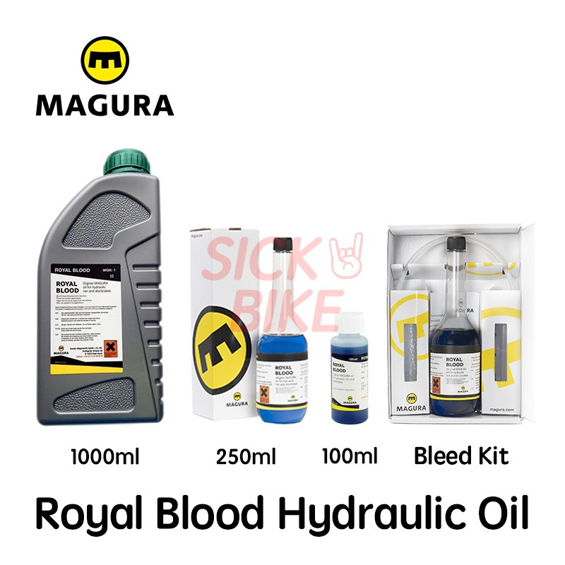 Magura Royal Blood Hydraulic Oil 100/250/1000ml Mini Bleed Kit | Shopee ...
