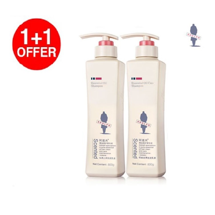 [BUNDLE OF 2 OFFER!!!] Adolph 香港阿道夫 Shampoo 800ml (Popular in HongKong ...