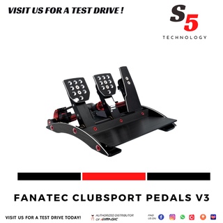 FANATEC Clubsport Pedals V3 / Simracing / sim racing / eracing / racing ...