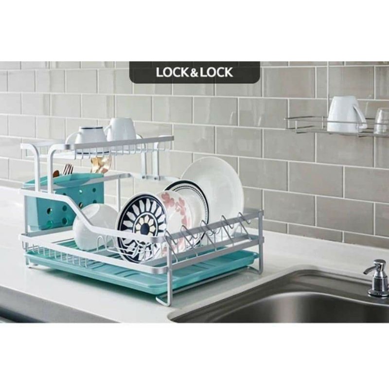 2-tier DISH SHELF LOCK&LOCK LDR204 | Shopee Singapore