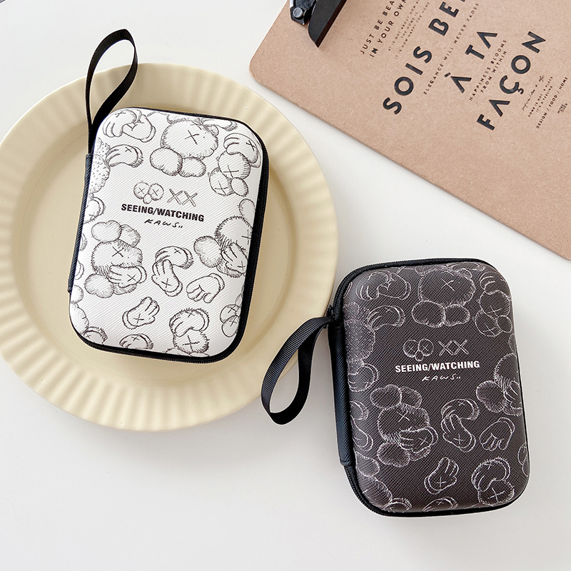 Kaws Travel Cable Bag Portable Digital Usb Gadget Storage Bag Headphone ...
