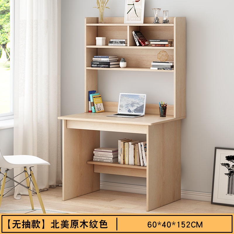 Study Table with Drawer Computer Desk with Bookshelf Combination One ...