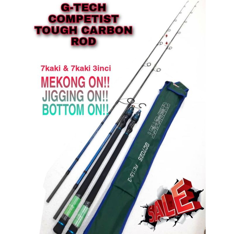 G-TECH COMPETIST JIGGING SPINNING ( BUTT JOINT ) | Shopee Singapore