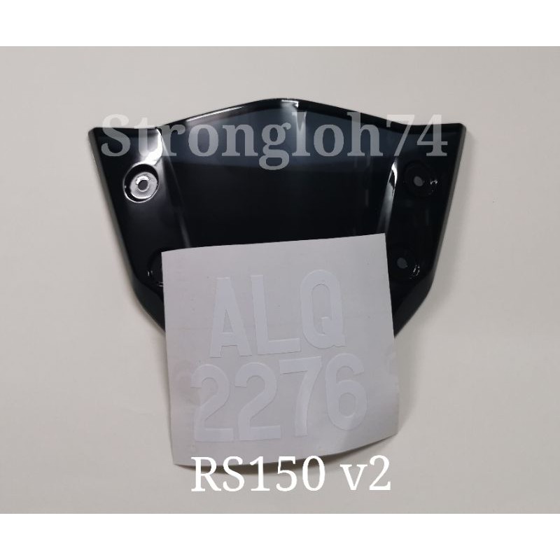Honda RS150 V2 COWLING VISOR (Can Order Front PLATE Number STICKER ...