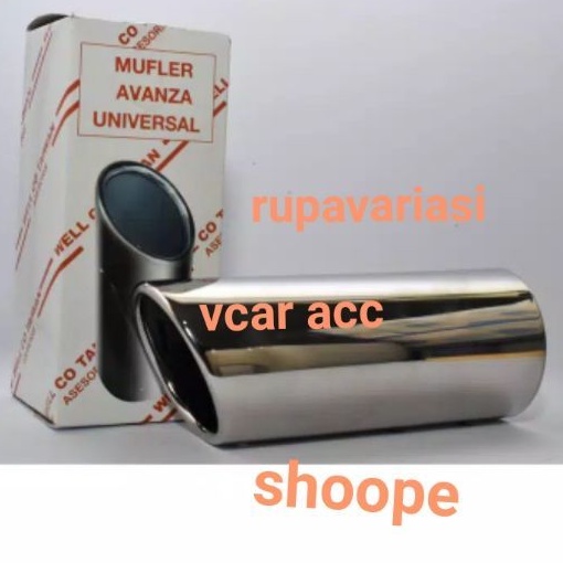 Toyota avanza / XENIA CAR exhaust tip muffler 2004 to 2022 2005 2006 ...