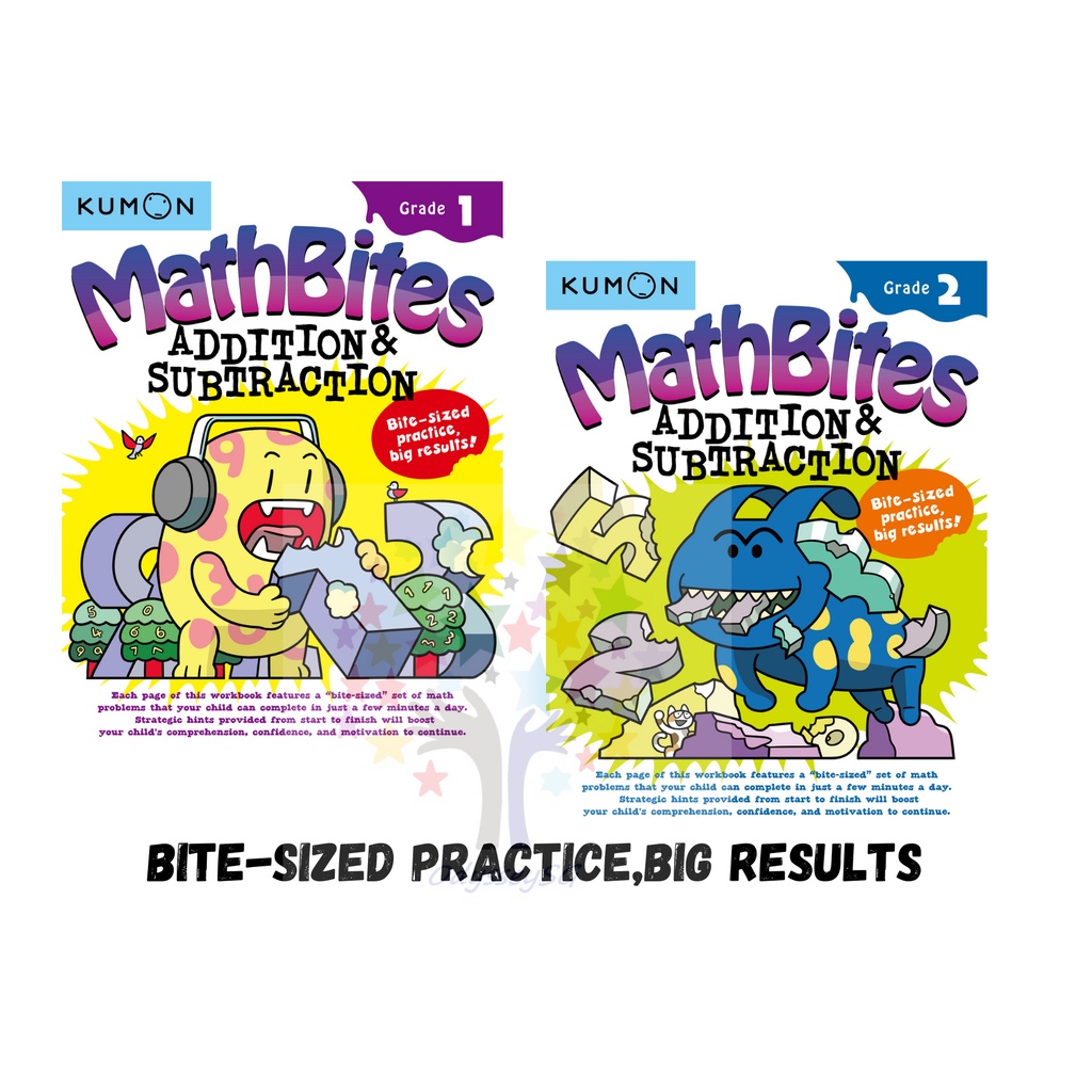 Kumon Math Bites : Addition/Subtraction - Bite sized maths practice ...