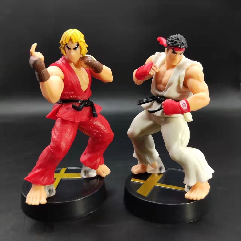 Street Fighter Action Figure PVC Ken Masters Hoshi Ryu Dolls Anime Game ...
