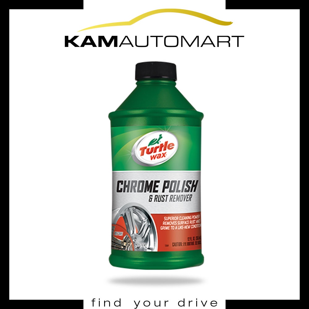 Turtle Wax Chrome Polish & Rust Remover (355ml) (KAM AUTO MART PTE LTD ...