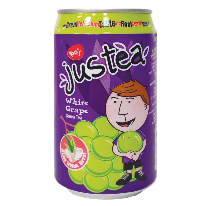 Yeo's Justea White Grape Green Tea / Anggur Putih Teh Hijau / 绿茶＋葡萄 (24 ...