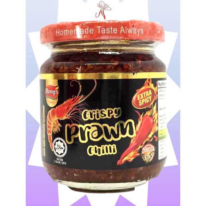 Heng's Crispy Prawn Chilli Xtra Spicy 180g | Shopee Singapore
