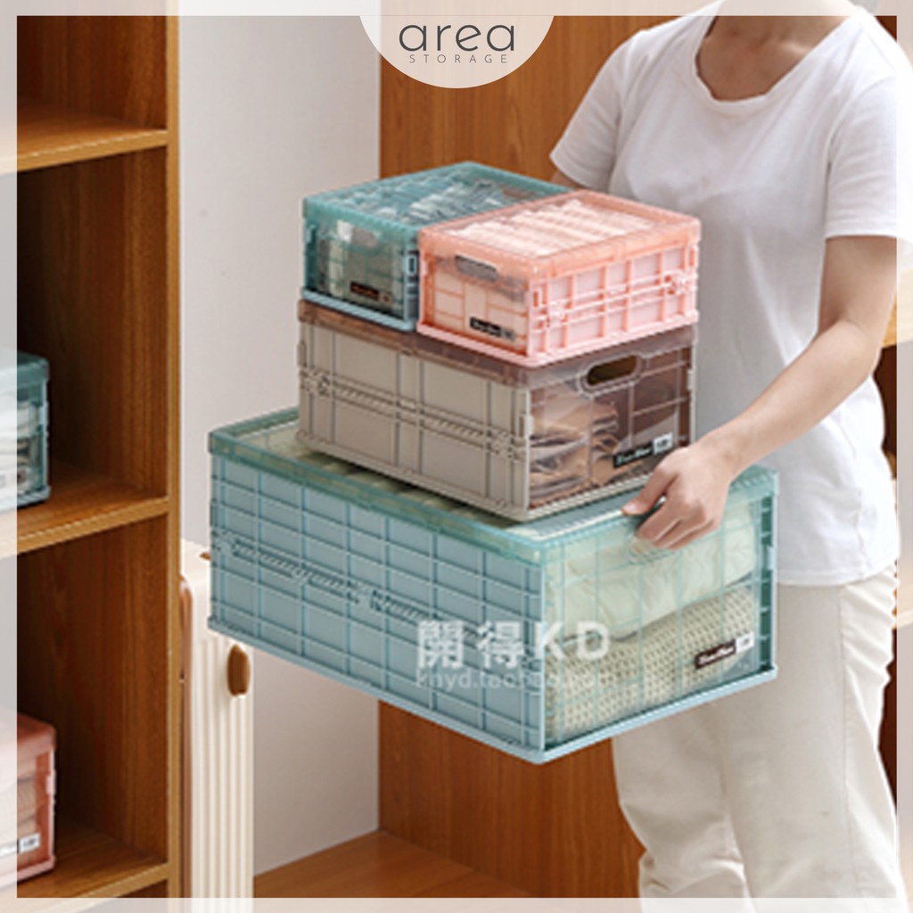 AREA STORAGE Foldable Storage Box Multipurpose Collapsible Stackable ...