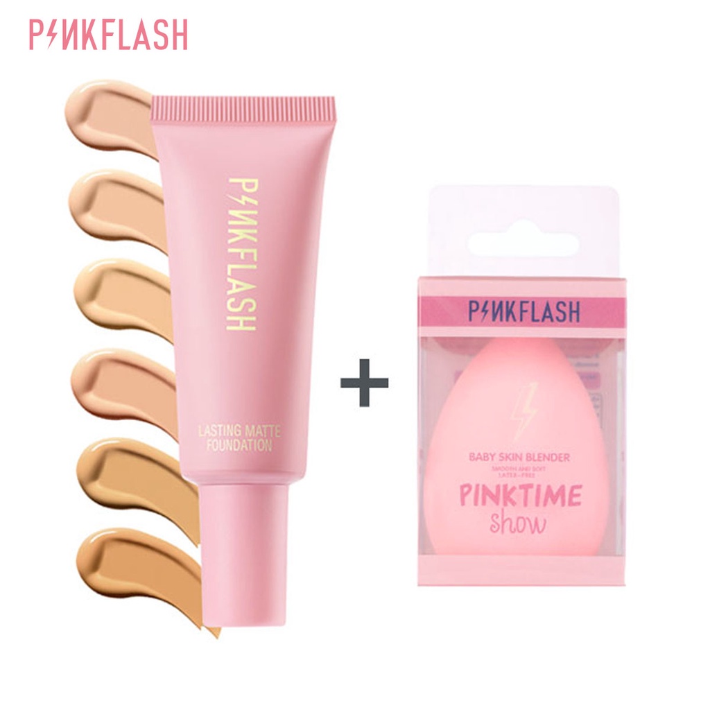 Pinkflash Full Coverage Long Wear Oil Control Waterproof Matte ...