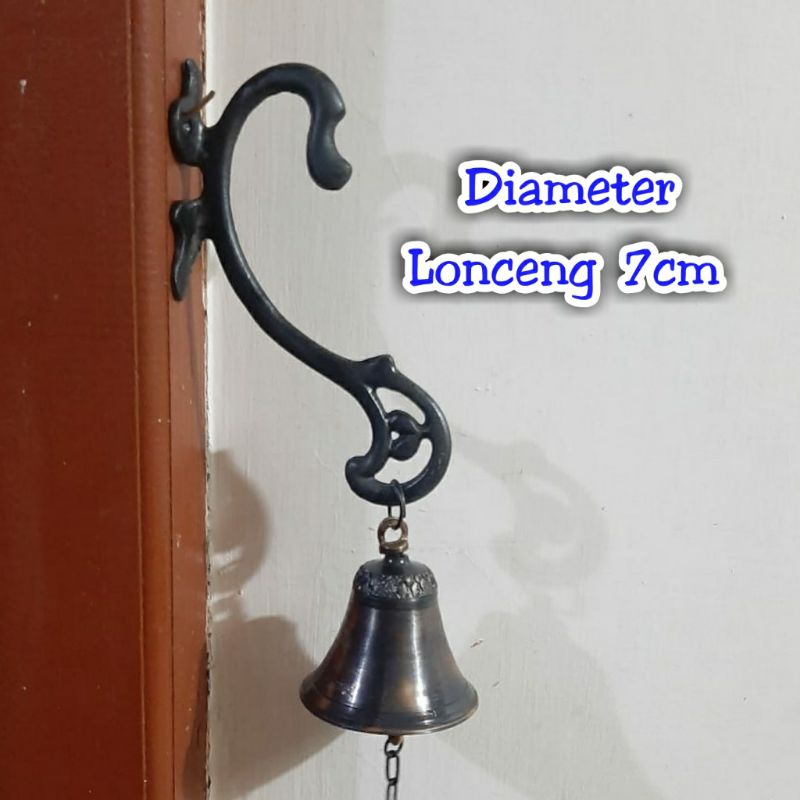 Home Doorbell Fence Bells Antique Brass Horse Motif Welcome | Shopee ...