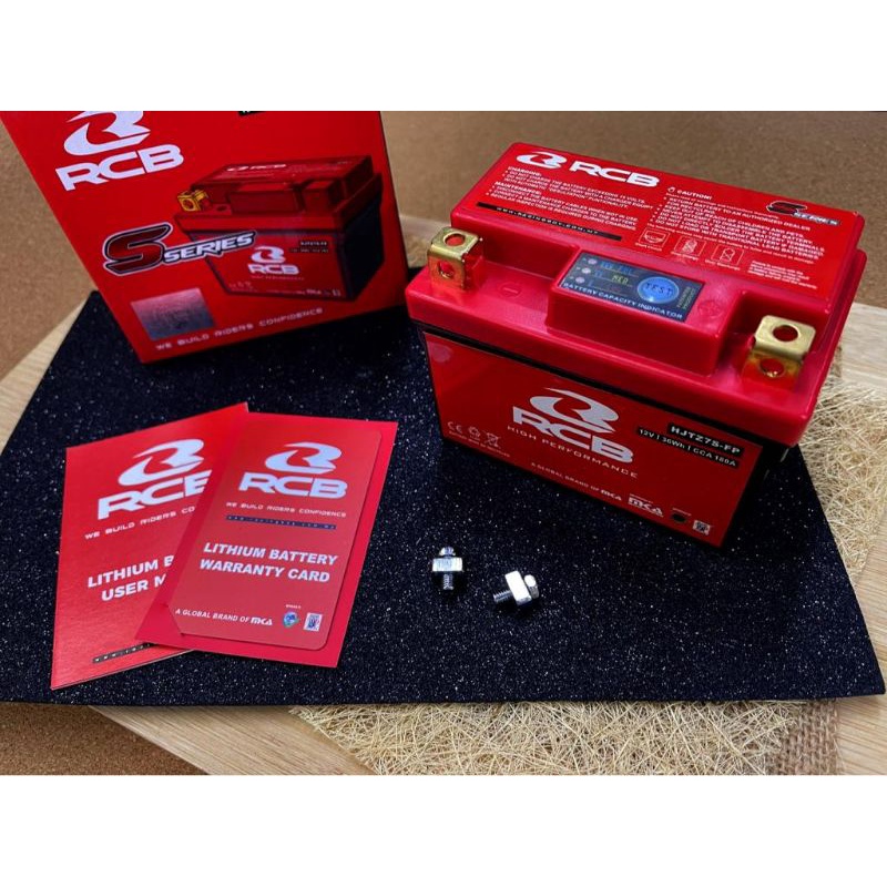 RCB LITHIUM ION BATTERY RACING BOY S SERIES YTZ5S 12V 24WH CCA 120A ...