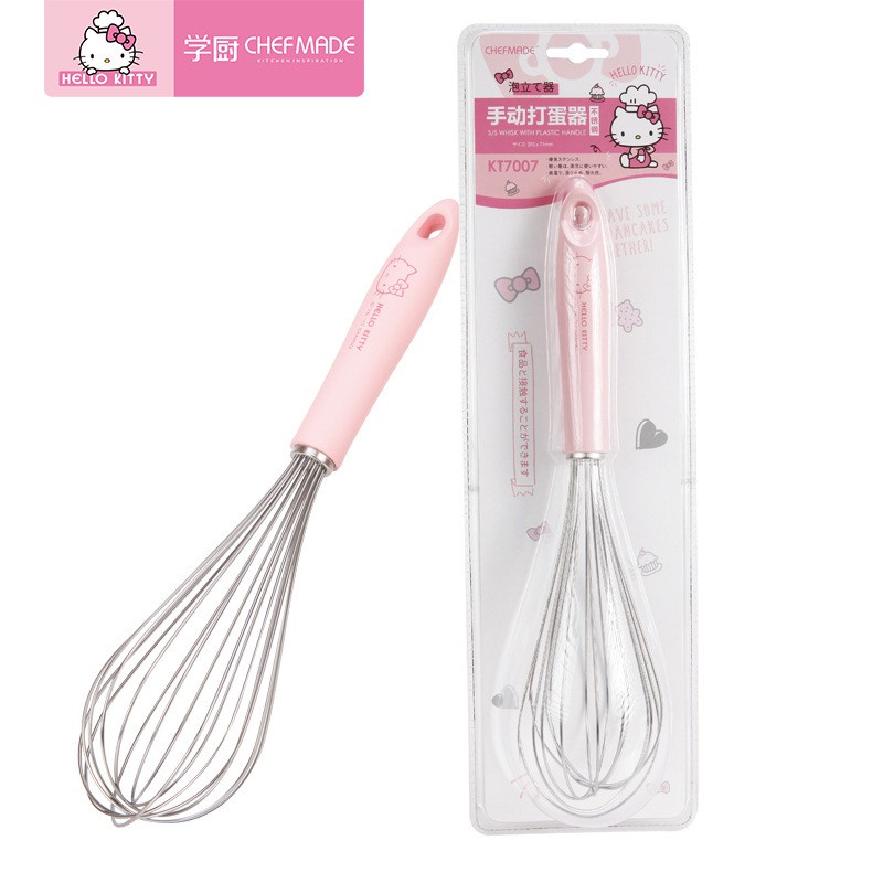 CHEFMADE [Made by Chef] Hello Kitty Stainless Steel 304 Manual Whisk ...
