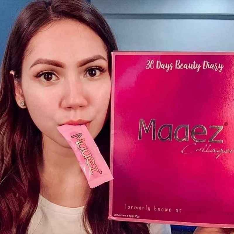 MAAEZ COLLAGEN FREE DELIVERY 1 BOX 30 SACHETS ( SG INSTOCKS ) | Shopee ...