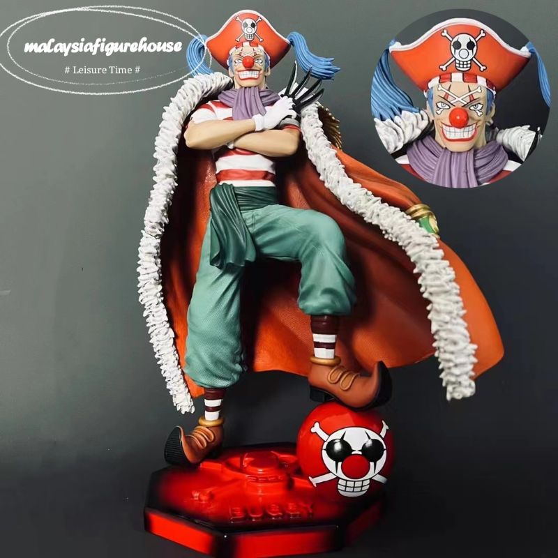 28CM ONE PIECE GPS ANIME BUGGY NEW FOUR EMPEROR COPY RESIN FIGURE ...