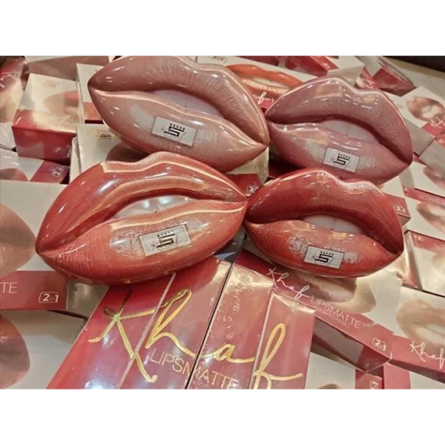 KHAF LIPSMATTE 2in1 (Lipstick + lipgloss) | Shopee Singapore