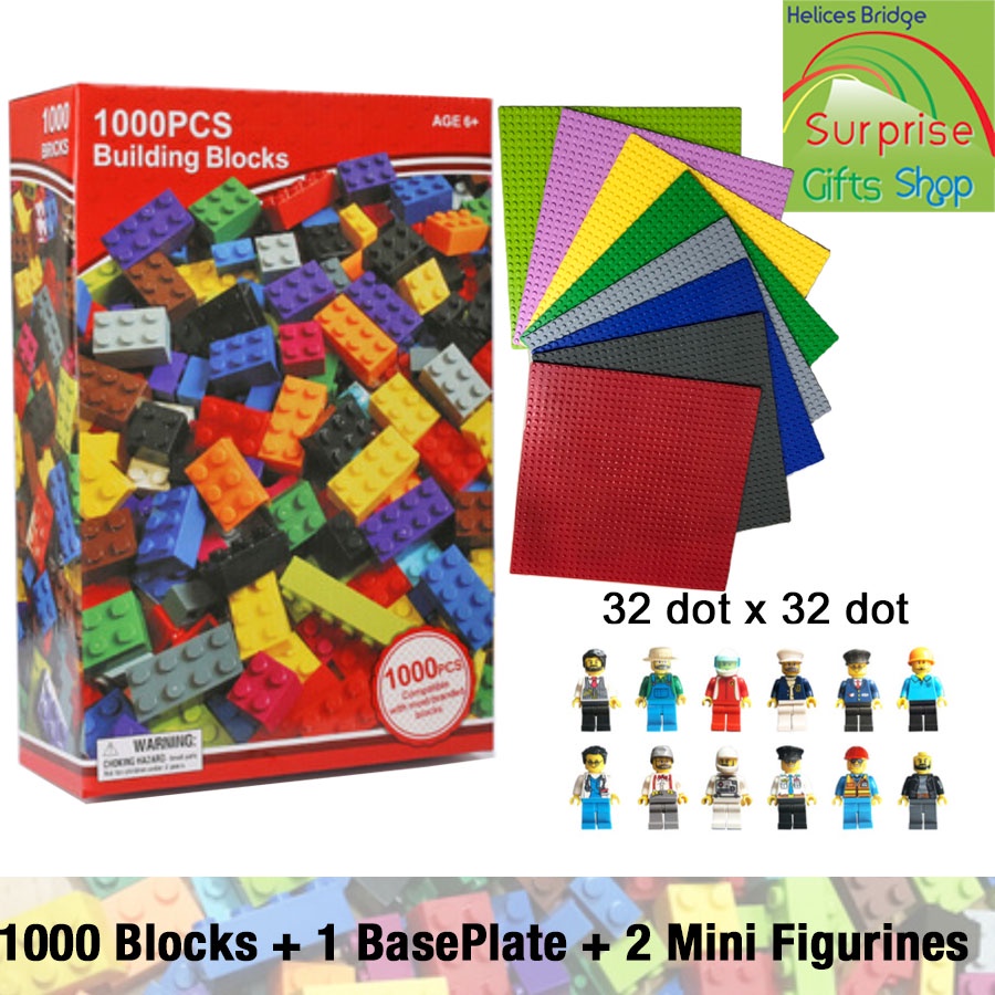 🌈 1000 PCS Building Blocks Educational Kids Toys Gift | Shopee Singapore