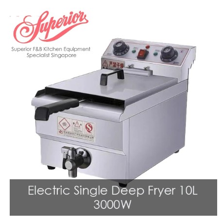 Electric Single Deep Fryer 10L | Shopee Singapore