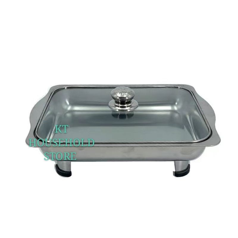 KT WARE 6 set 35x27cm Buffet set (glass cover) chafing dish food tray ...