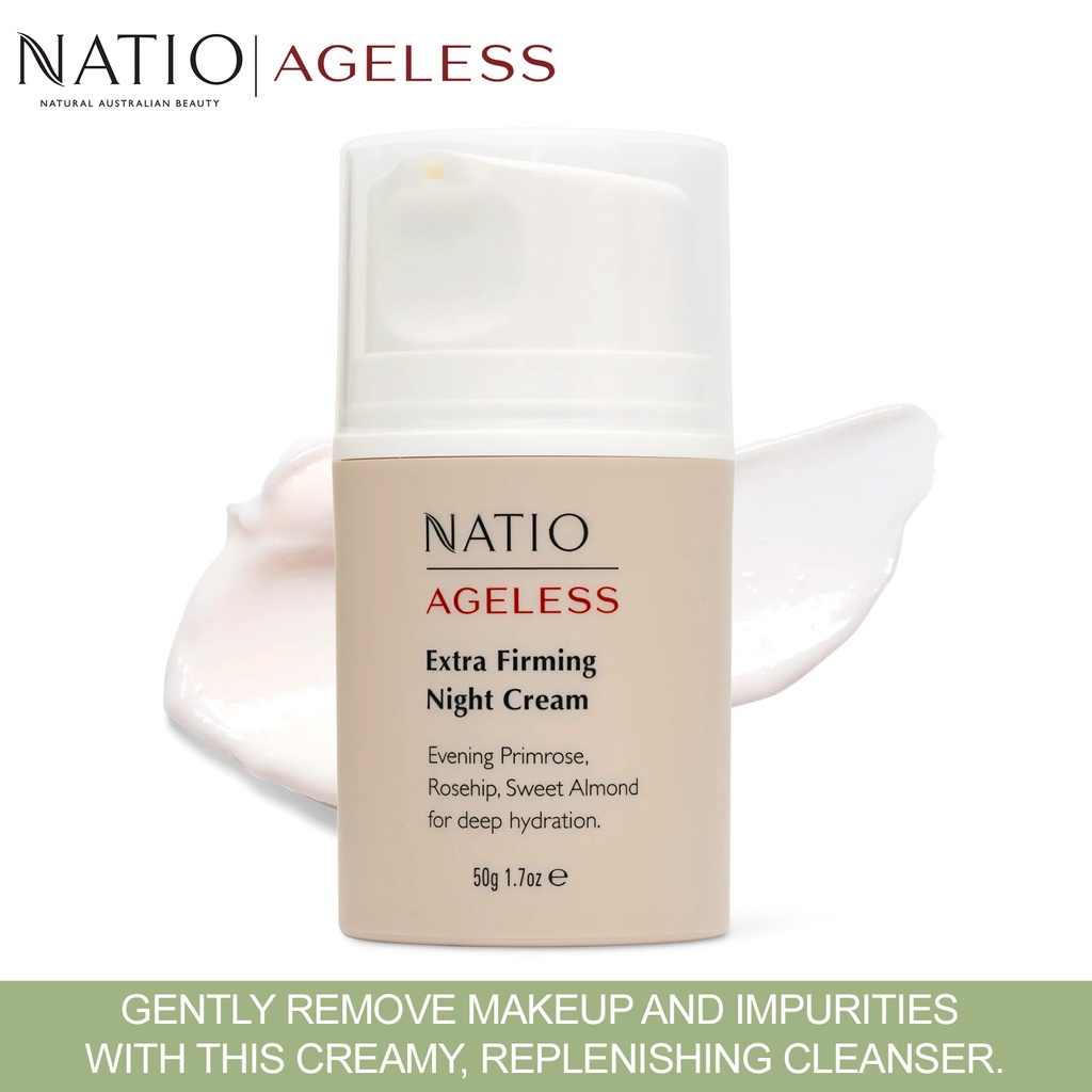 Natio Ageless Extra Firming Night Cream, 45g | Shopee Singapore