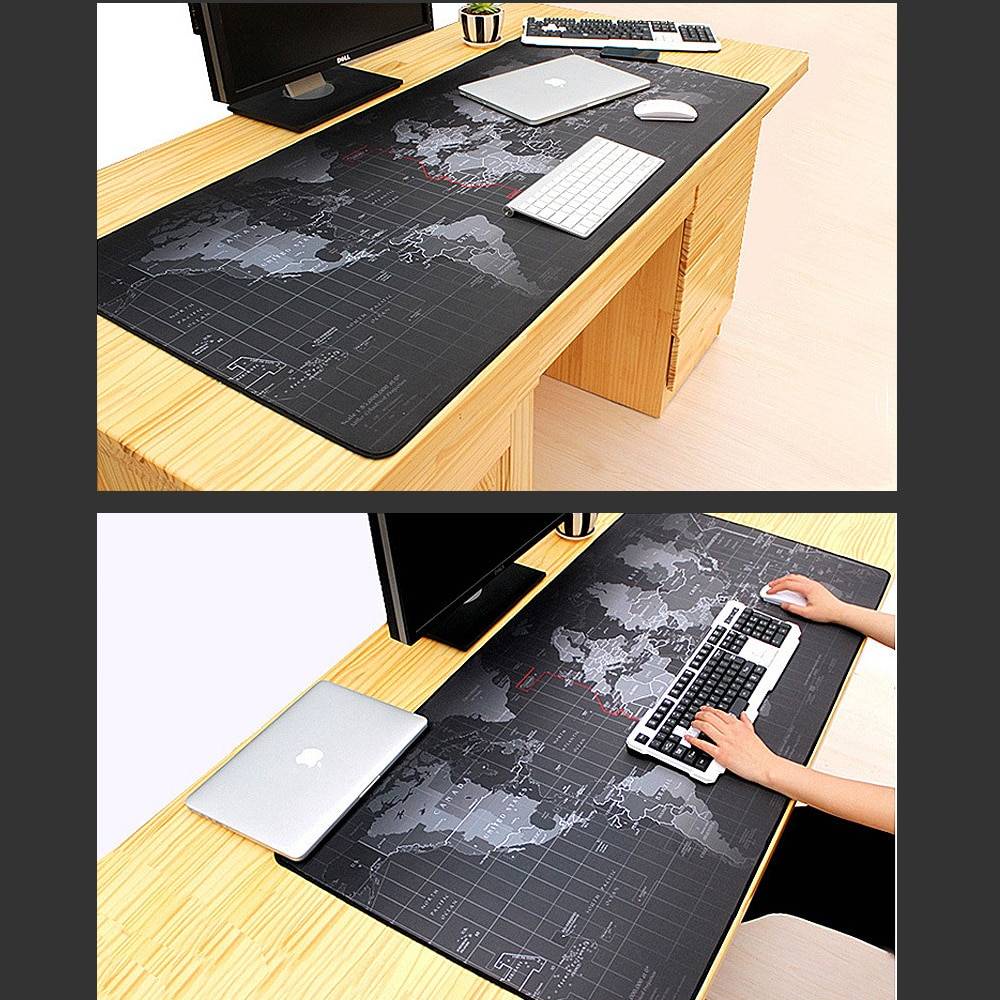 Workstation Desktop Layer Cover World Map & More Design Mouse Pad ...