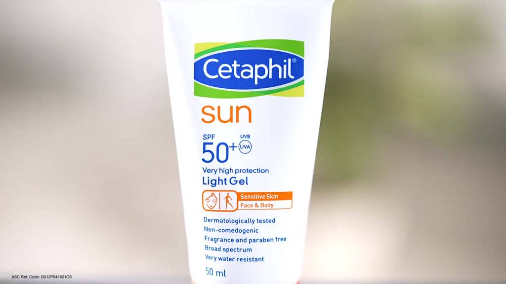 CETAPHIL Sun SPF 50+ Light Gel Sunscreen 50ml [For Sensitive Skin, Face ...