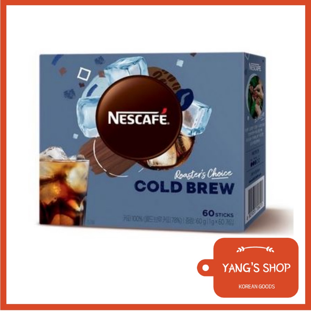 [Nescafe] Cold Brew Ice Dutch Coffee 1g x 60 Sticks / Korean Coffee ...